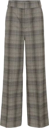 Inwear Checkieiw Pantalon Droit - Femme - Pantalons - Brun - Taille: 46 FR