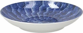 Tognana Salatschüssel Alicudi, blau, 26 cm Durchmesser, aus hochwertigem Porzellan