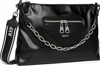 Replay Sac à Bandoulière avec Bandoulière pour Femme, Noir (Black 098), Taille Unique