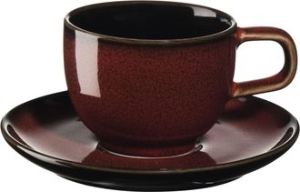 ASA Espressotasse mit Unterer, rusty red