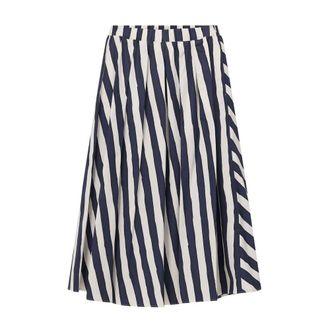 Max Mara Femme, Jupes, Bleu, Taille: 36 FR Jupe Midi Pliss&eacute;e