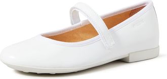 Geox Mädchen Jr Plie Ballerinas,Navy Ochre,35 EU