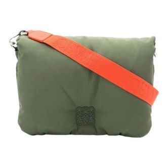 Loewe Pre-owned Messenger Bag - - Pre-owned - Damen - Gr&uuml;n - ONE SIZE