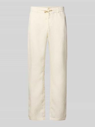 GANT Regular Fit Leinenhose mit elastischem Bund
