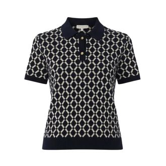 Max Mara Femme, Tops, Bleu, Taille: 40 FR 2619361171600 Knitted Polo