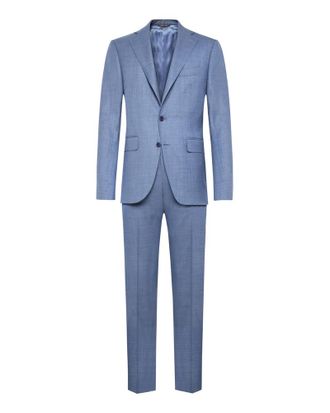 Canali Anzug mit einreihigem Sakko in feiner Woll-Qualit&auml;t in