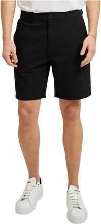 A|X Armani Exchange Homme, Shorts, Noir, Taille: W30 Bermuda Shorts en Tissu Technique