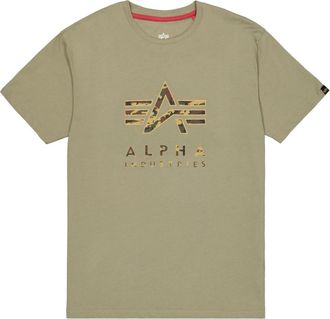 Alpha Industries Alpha Industries Herren Camo Pp F&uuml;r T-Shirt, Olive, XL EU