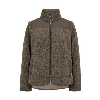 Mos Mosh Eli Teddy Jacket - - Jackets - Damen - Gr&uuml;n - XS