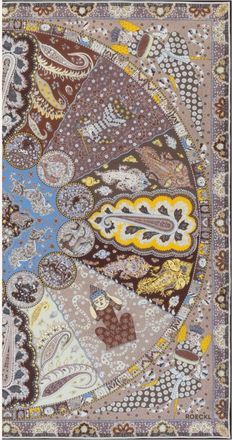 Roeckl Seidentuch Small Horoscope beige