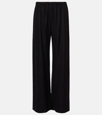The Row Pantalon ample Gala en laine et cachemire