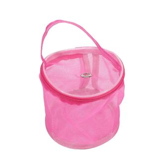 Generic Tragbare Garn-Aufbewahrungstasche, hohles Netz, Strickwolle, Taschen, H&auml;keln, Handtasche, Organizer, Webwerkzeuge, N&auml;hzubeh&ouml;r(Pink,S)