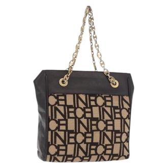 Celine Pre-owned Sac bandouli&egrave;re vintage en laine - Femme - Pre-owned - Beige - Taille: ONE Size