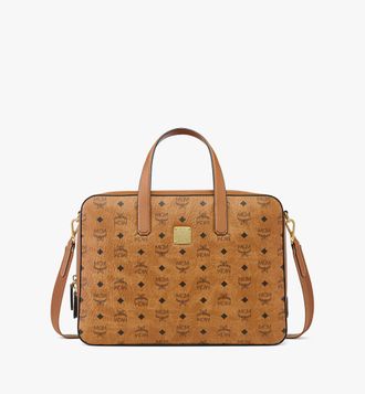 MCM Aren Tragetasche in Visetos Leder-Mix