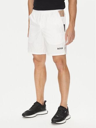 HUGO BOSS Sportshorts S_T-Match 50541370 Wei&szlig; Regular Fit
