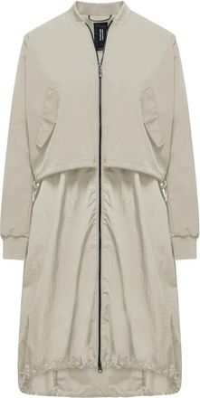 Bomboogie Femme, Manteaux, Beige, Taille: 38 FR Parka bi-mati&egrave;re