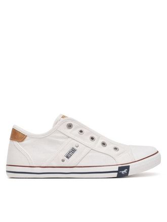 Mustang Jeans Mustang Sneakers aus Stoff 1099-409 Wei&szlig;