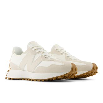 New Balance Sneaker NEW BALANCE 327, Damen, Gr. 37,5, beige (linen, sea salt nkd), Leder, Synthetik, Schuhe Sneaker, Topseller