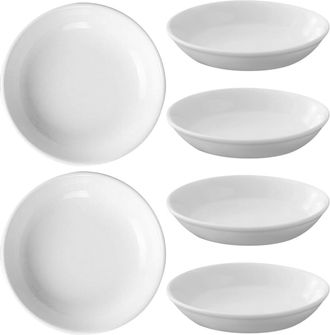 BESPORTBLE SEWACC 6 St&uuml;ck Pack Ersatz Keramikschalen f&uuml;r Wachsw&auml;rmer 4 Zoll Hitzebest&auml;ndige Wachsschmelzschalen f&uuml;r Aromalampen und Duftkerzen Glatte Oberfl&auml;che 