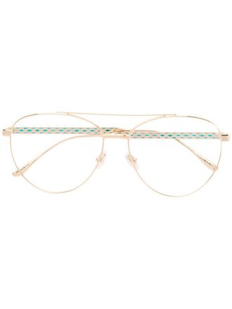 Jimmy Choo Eyewear aviator frame glasses