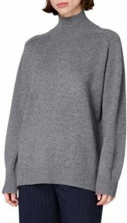Paul Smith Femme, Pulls, Gris, Taille: 36 FR Pull Oversize &agrave; Col Montant