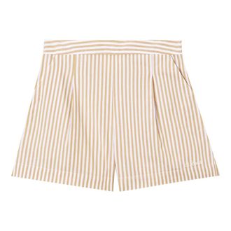 MC2 Saint Barth Cotton SB Beach Stripes V 11 Emb - - Shorts - Damen - Beige - XS
