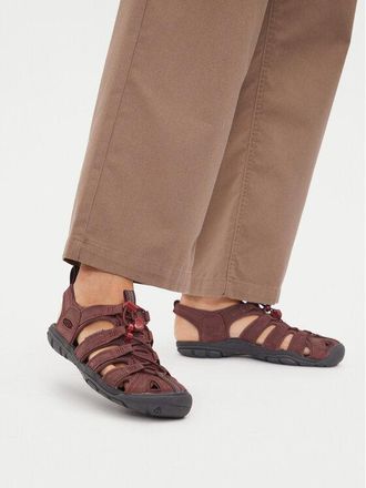 Keen Sandalen Clearwater Cnx Lleather 1025088 Dunkelrot