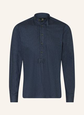 Hammerschmid Hammerschmid Trachtenhemd Slim Fit Mit Stehkragen blau