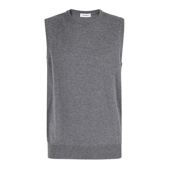 KANGRA Stilvolle Weste - - Knitwear - Herren - Grau - M