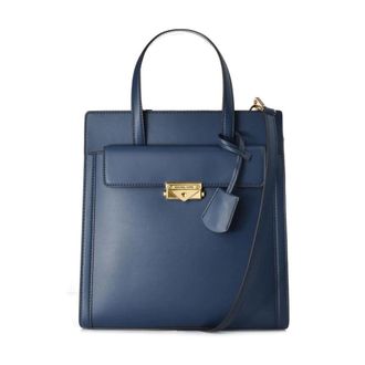 Michael Kors Femme, Sacs, Bleu, Taille: ONE Size Sac &agrave; main en cuir