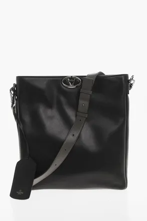 Valentino Leather Crossbody Bag THE BOLD With Logo Detail Valentino