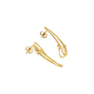 Hugo Kreit Sicherheits-Ohrstecker - Gold