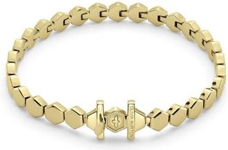 Olivia Burton Bracelet pour Femme Collection PETITE HONEYCOMB en Or Jaune avec des Charms Hexagonaux - 24100300