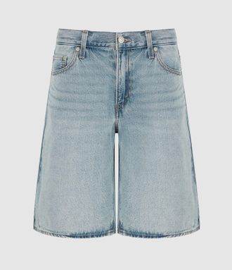 Levi's Short Baggy Dad Jort Med Indigo-Worn In We Did It