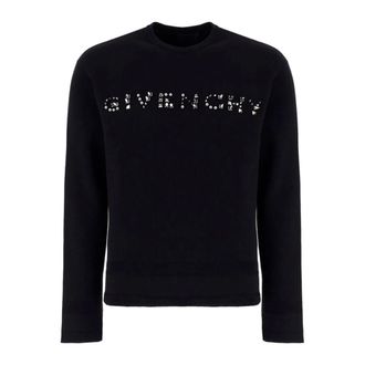 Givenchy Klassischer schwarzer Logo-Pullover - - Sweatshirts & Hoodies - Herren - Schwarzk - S