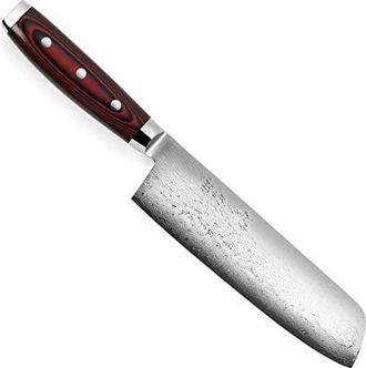 Yaxell 369518 - Messer Nakiri cm 18/32 - Serie SUPER GOU Schwarz