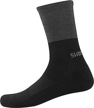 SHIMANO Chaussettes dhiver Original Wool Chaussette - Noir/Gris, L-XL