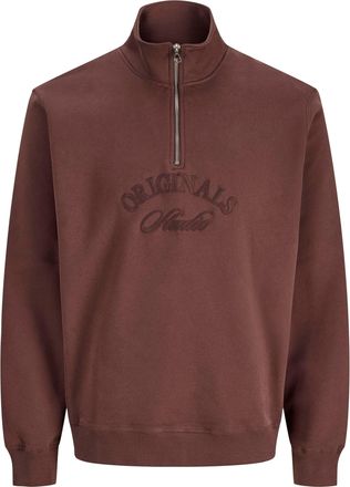 Jack & Jones Male Sweatshirt mit halbem Rei&szlig;verschluss Sweatshirt mit halbem Rei&szlig;verschluss
