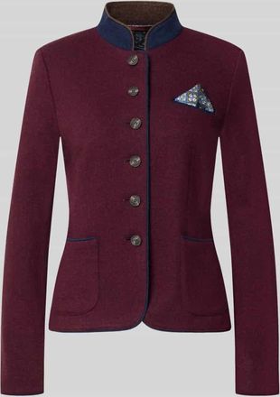 White Label Blazer aus Woll-Mix mit Einstecktuch