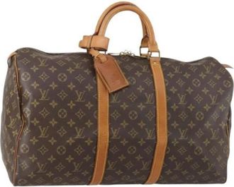 Louis Vuitton unisex, Pre-owned, Brun, Taille: ONE Size Sac Week-end en Toile Pre-owned