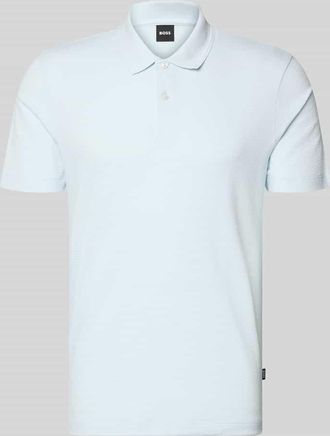 HUGO BOSS Regular Fit Poloshirt aus Baumwoll-Mix Modell PARLAY 240