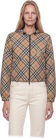 Burberry Check Nylon Windbreaker