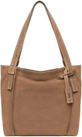 Nero Giardini Femme, Sacs, Beige, Taille: ONE Size Sac fourre-tout en cuir avec fermeture éclair
