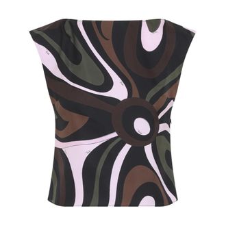 Pucci &Auml;rmelloses Oberteil - - Tops - Damen - Mehrfarbig - XS