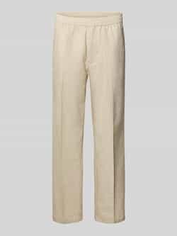 Calvin Klein Regular Fit Leinenhose aus Leinen-Baumwoll-Mix