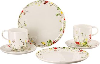 Rosenthal Brillance Fleurs Sauvages Set 6-teilig Becher Coup