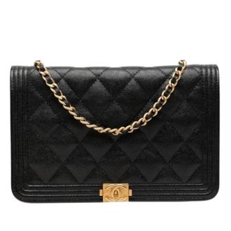 Chanel Pre-owned Boy Wallet on Chain - - Pre-owned - Damen - Schwarzk - ONE SIZE