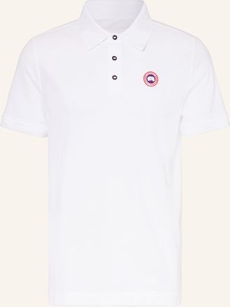 Canada Goose Piqué-Poloshirt Beckley weiss