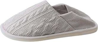 Generic Pantoufles chaudes en coton à mémoire de forme pour homme et femme - En feutre à mémoire de forme - Chaudes - En mousse à mémoire de forme - Pour lhiv