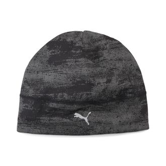 Puma Bonnet skull de running couronne moyenne, Accessoires, Noir, OSFA